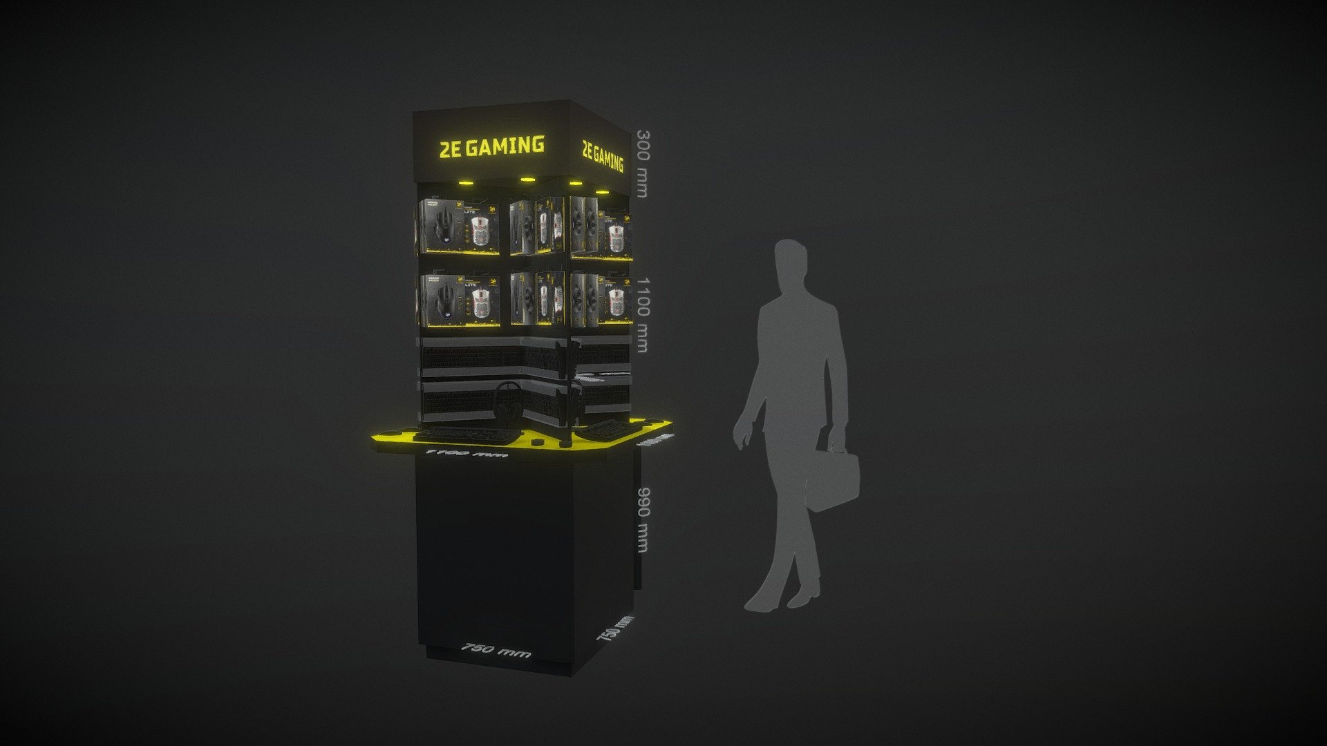 2E Gaming - copy - Download Free 3D model by ERC (@andrii_v) [f4d87ff ...