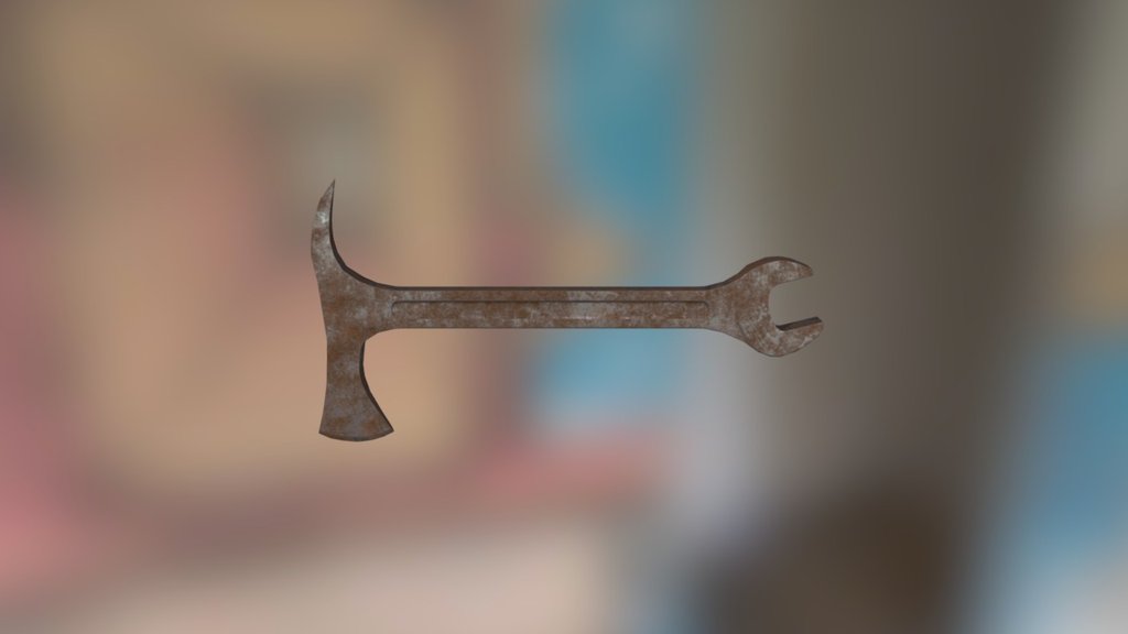 Wrench Tomahawk - 3D model by GhostSniper [f4d881e] - Sketchfab