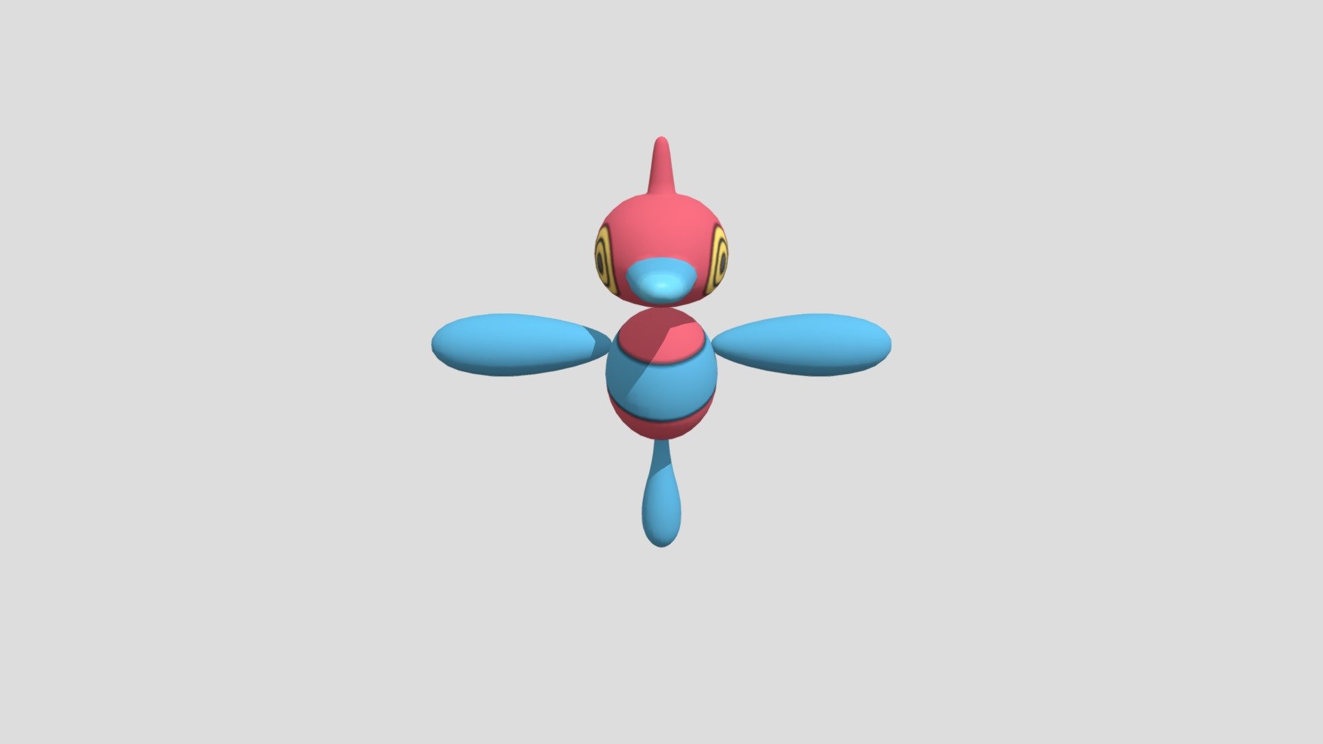 Porygon-Z - Download Free 3D model by nguyenlouis32 [f4d896e] - Sketchfab