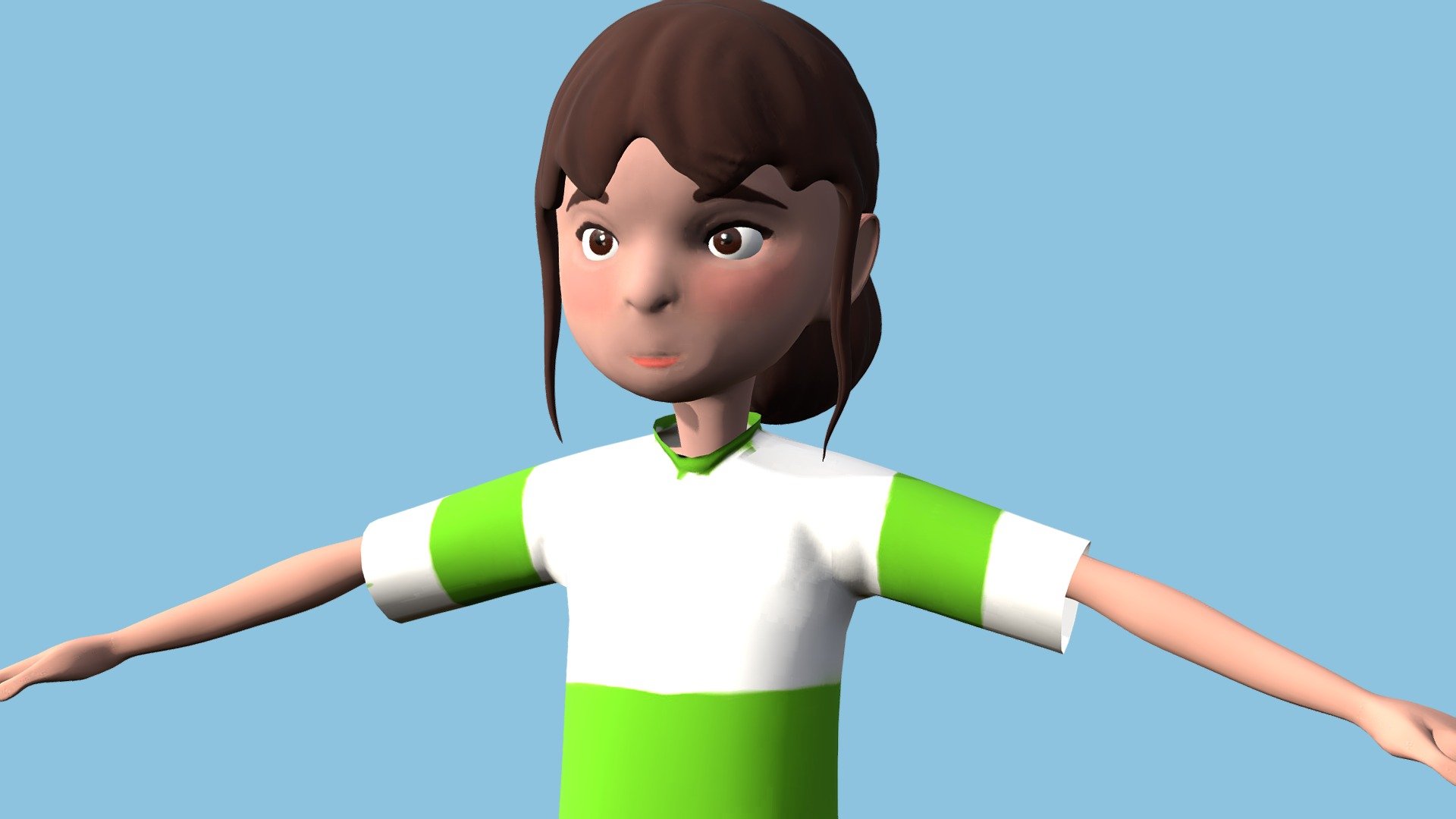 Chihiro_modelo1 - 3D model by dessafrochlich [f4d9366] - Sketchfab