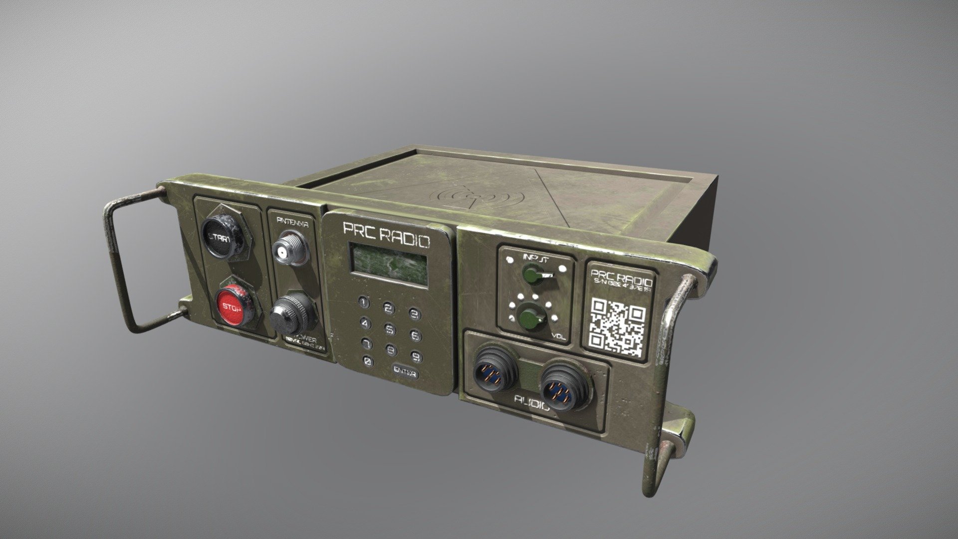 PRC Military Radio - 3D model by oscar5055 [f4d9ed4] - Sketchfab