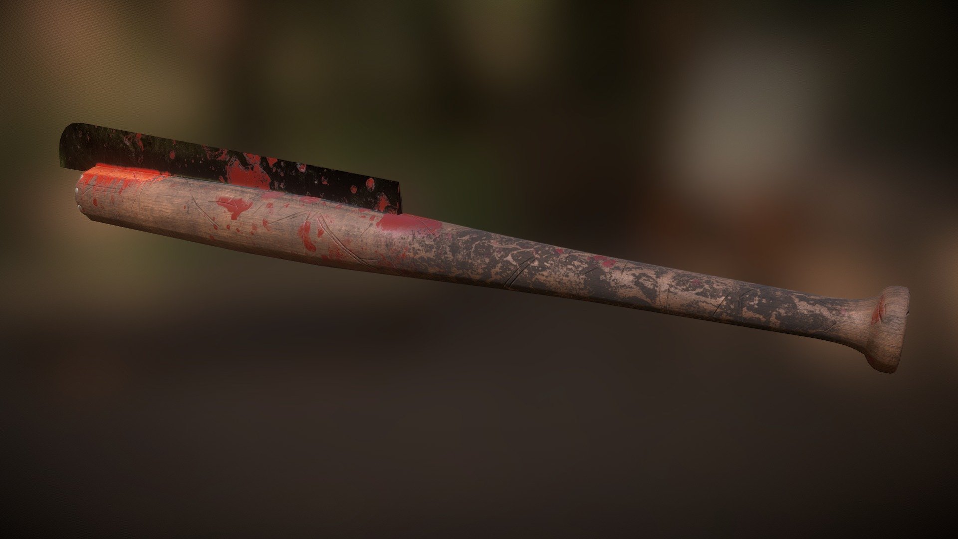 Bat Machete - Bloody - 3D model by Leandro Andrade (@LeandroAndrade ...