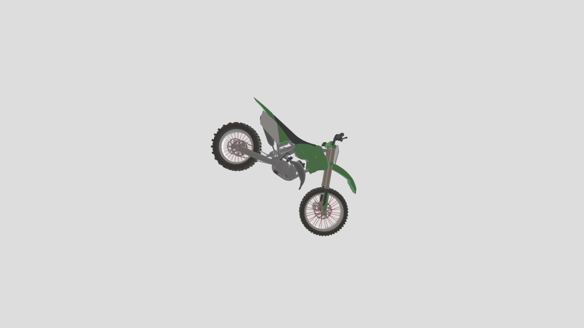 Kawasaki Dirt bike - Download Free 3D model by JJDYT (@J6unh) [f4db283 ...