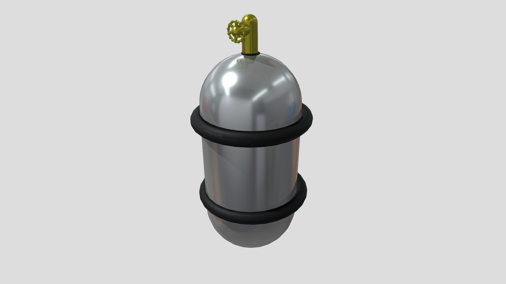 Oxygen scuba diving tank - Download Free 3D model by krytanmedia ...