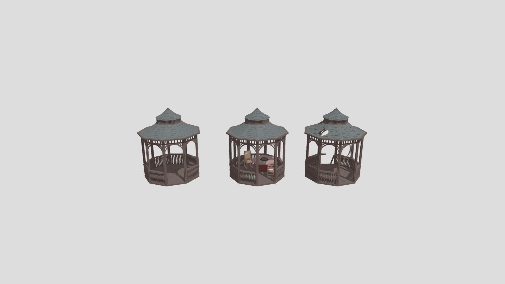 японская_беседка2 - 3D model by kyoko_ [f4df40e] - Sketchfab