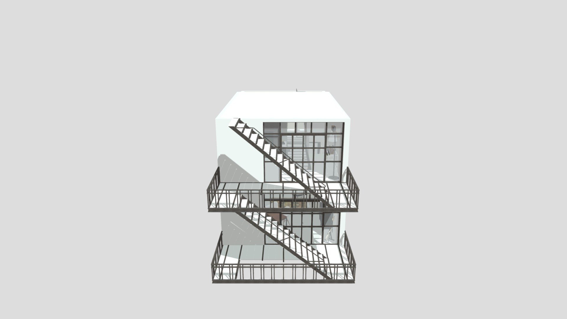 New York loft - Download Free 3D model by Home Design 3D (@homedesign3d) [f4dfa44] - Sketchfab