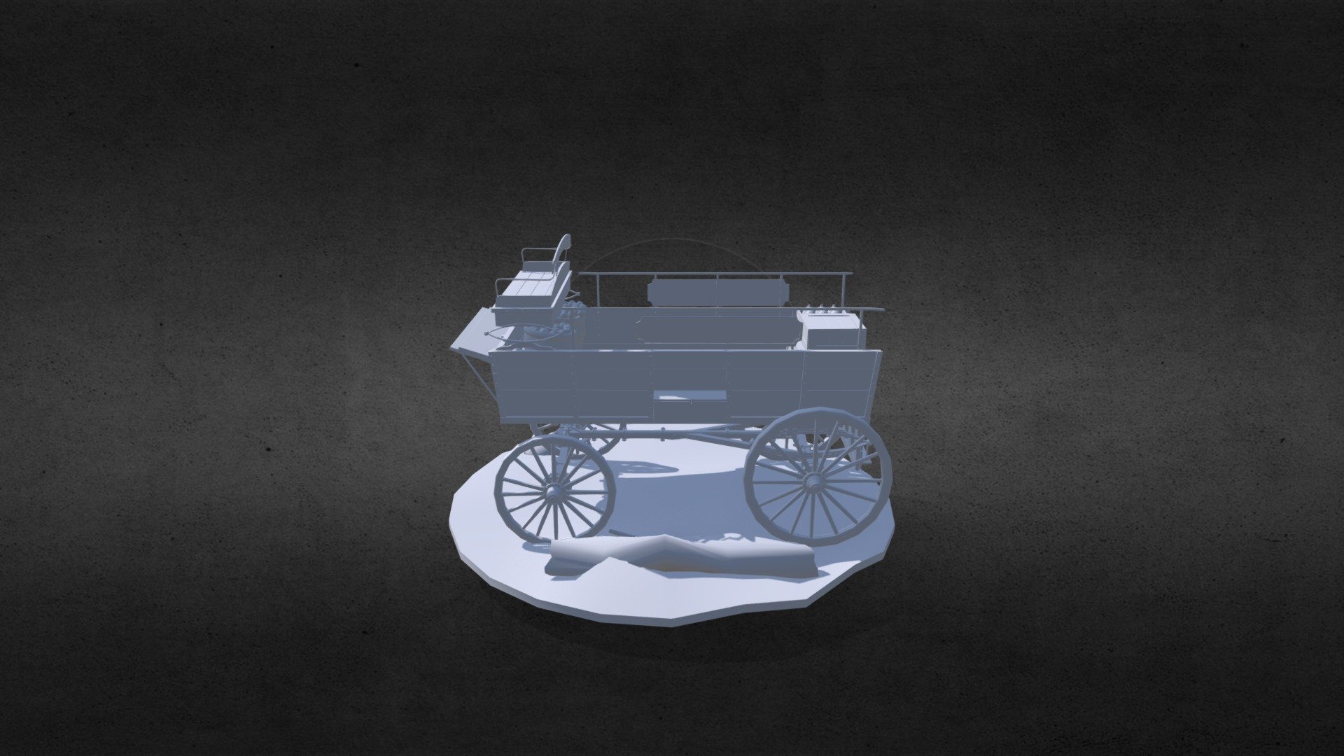 Red Dead Redemption Wagon - 3D model by Todd.Boyd [f4e0f15] - Sketchfab