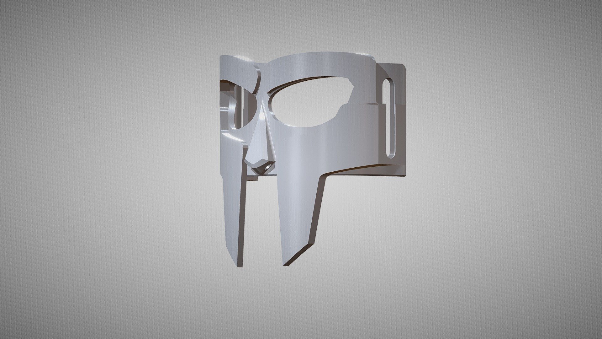 MF Doom Mask - 3D model by Inity 3D Print & Design (@inity3D) [f4e1a72 ...