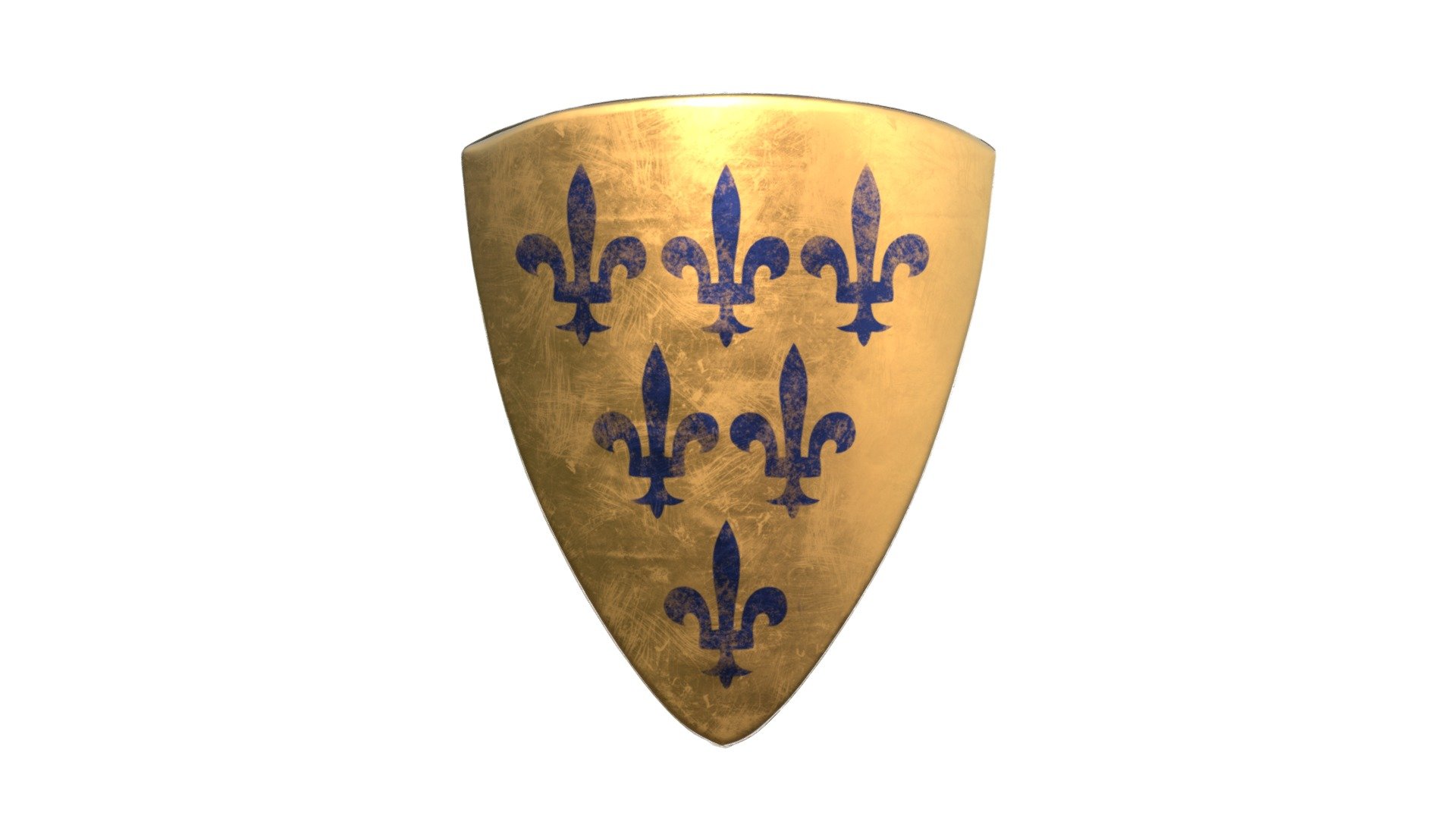 Triangular Knight Shield - Buy Royalty Free 3D model by HQ3DMOD ...