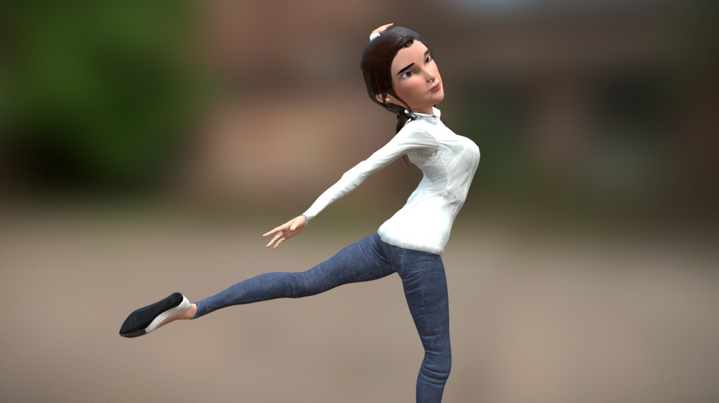 Ashley 3D character - 3D model by jlwande2 [f4e2bb3] - Sketchfab