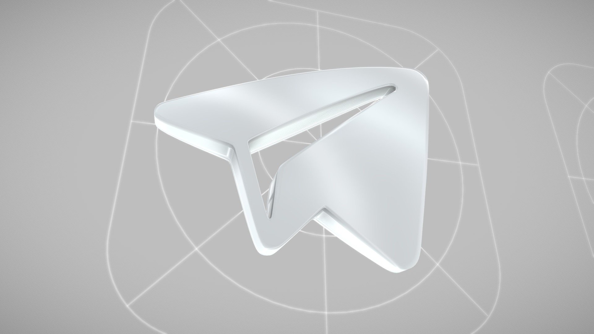 Telegram - Buy Royalty Free 3D model by DigitalToys [f4e33bd ...