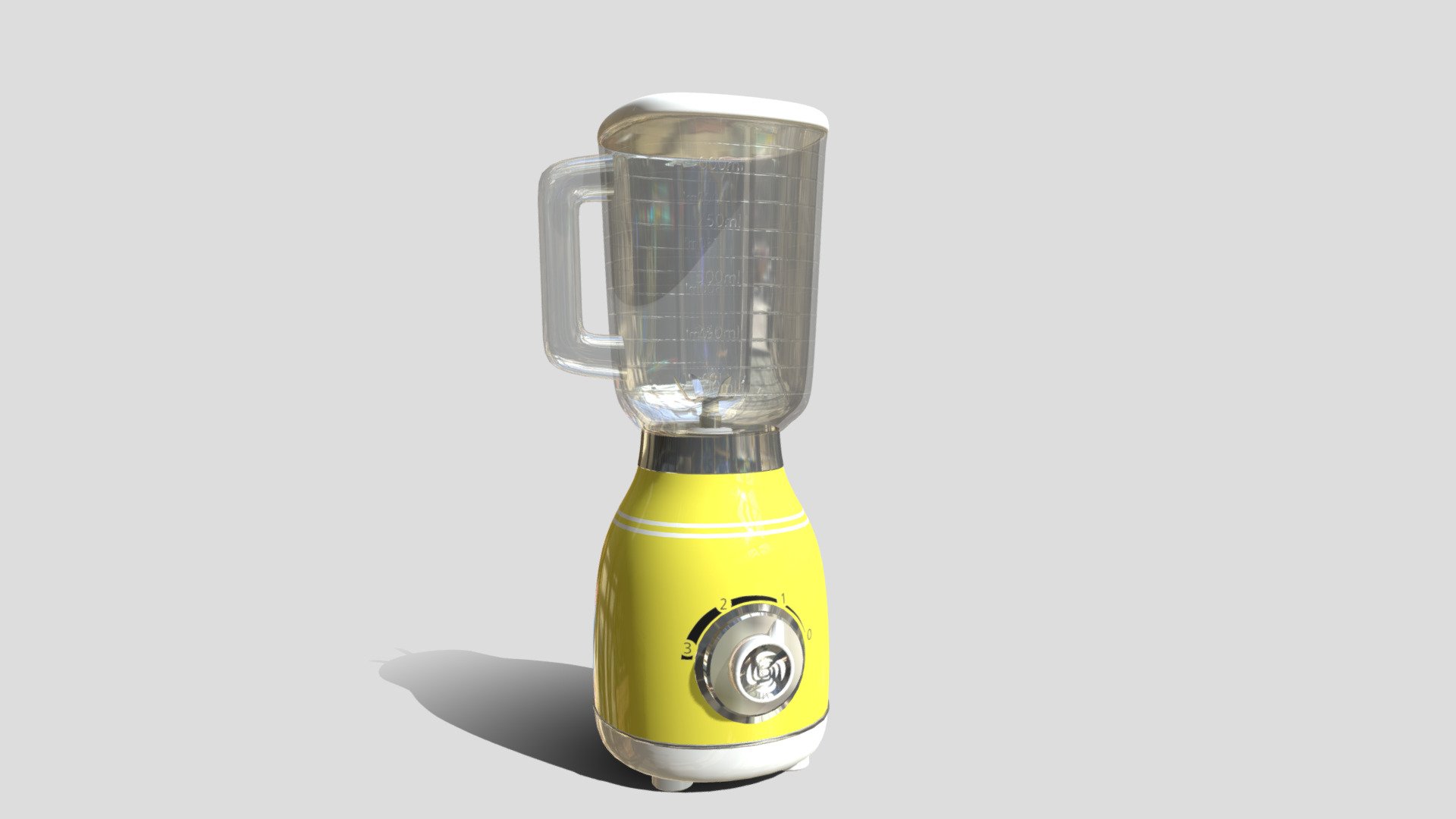 Low poly blender yellow - Download Free 3D model by assetfactory ...
