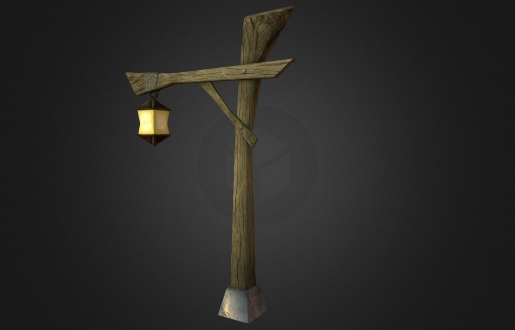 Lamp Post - 3D model by Lusika [f4e358c] - Sketchfab