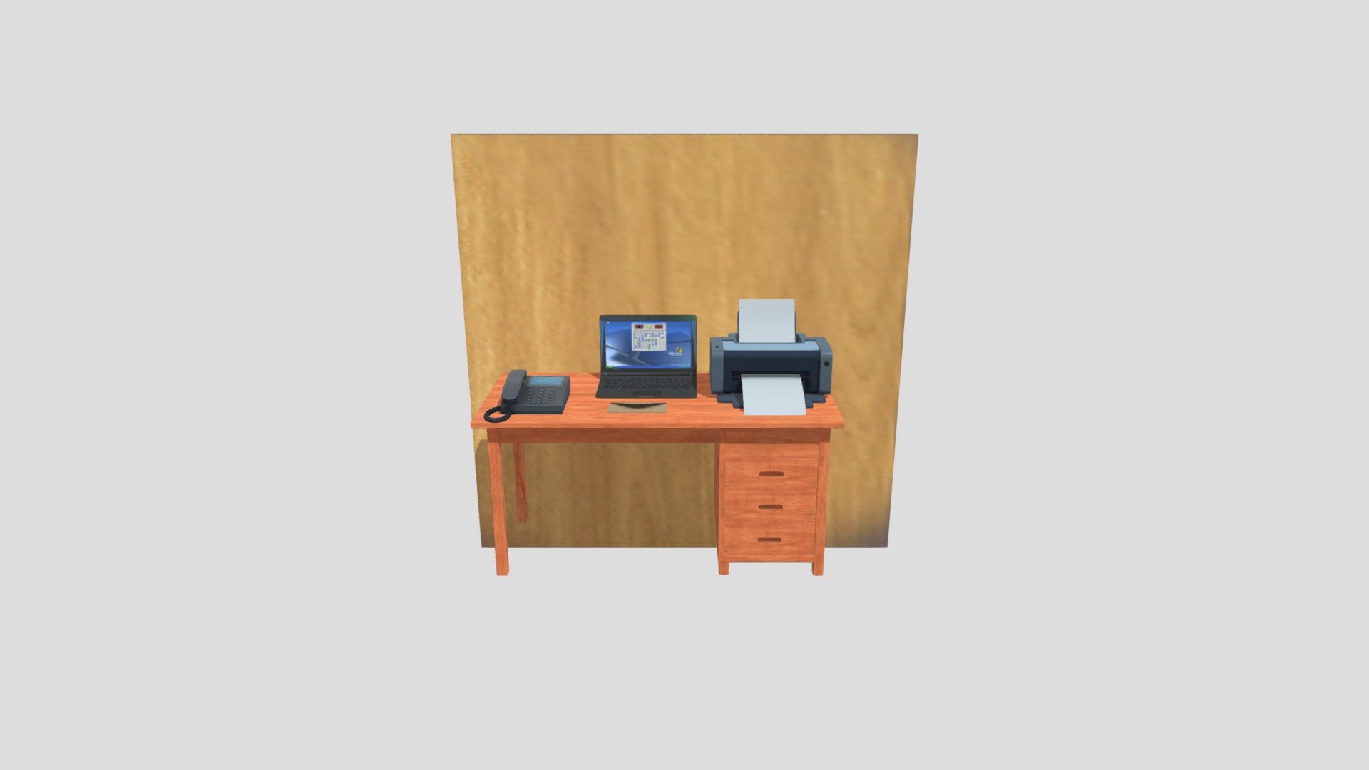 Windows xp nostalgic table - Download Free 3D model by Pavel_computer ...