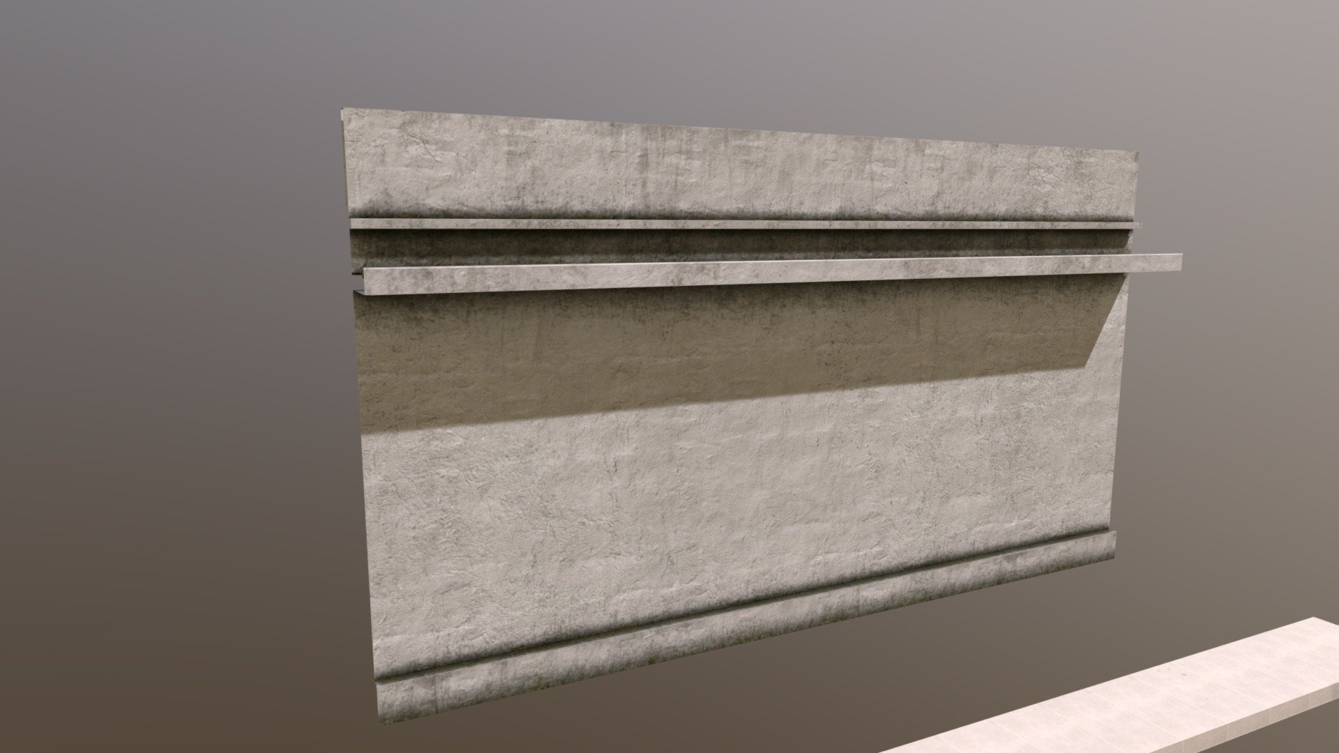 Modular Wall Segment - 3D model by Pixel_Monster (@ar.jethin) [f4e79ef ...