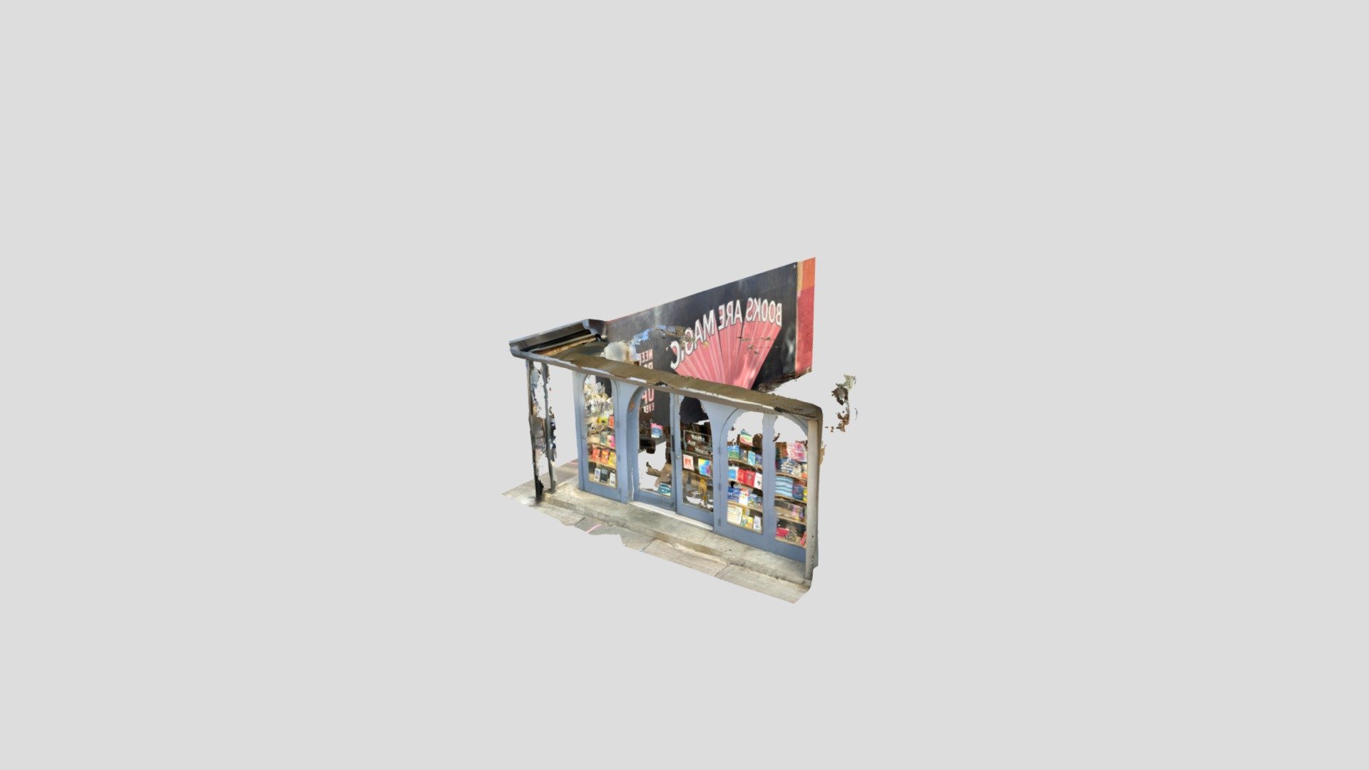 Books Are Magic Storefront - Download Free 3D model by Goodtimeshaman ...