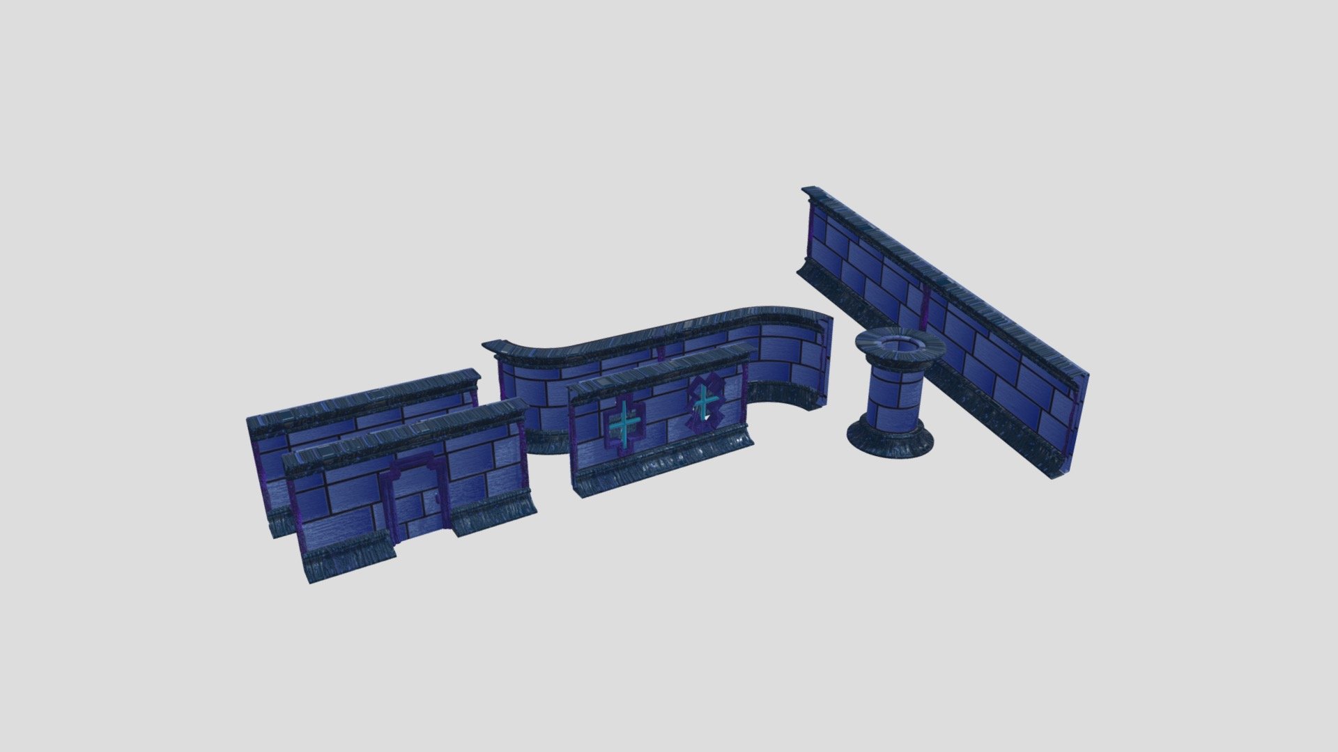 Textured Wood Walls - 3D model by K4713_M0D3 [f4e7ef3] - Sketchfab