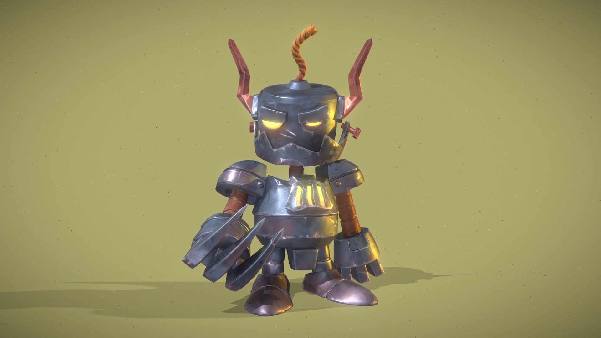 Scrap Robo - 3D model by Roeland_VDE (@RoelandVDE) [f4e9ecf] - Sketchfab
