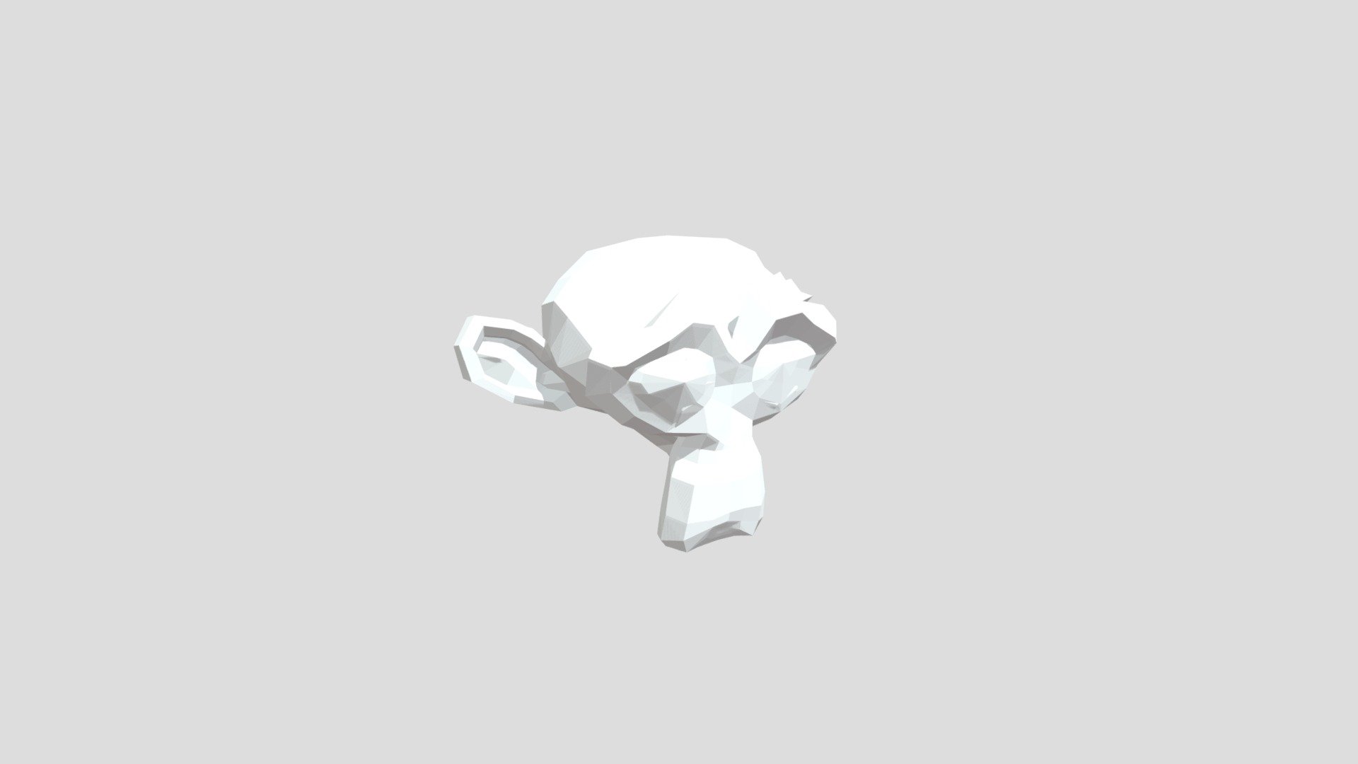 Faceless Blender Monkey Head - Download Free 3D model by ...