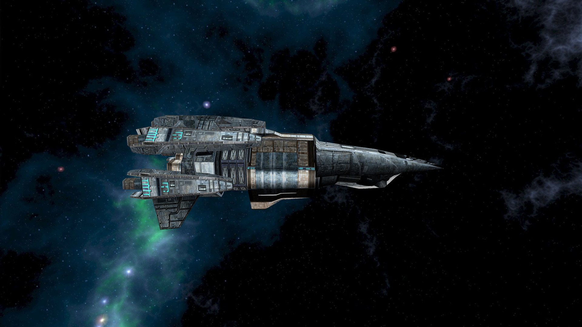 Objects>Vehicles>Federation>Griffin Frigate - Download Free 3D model by ...