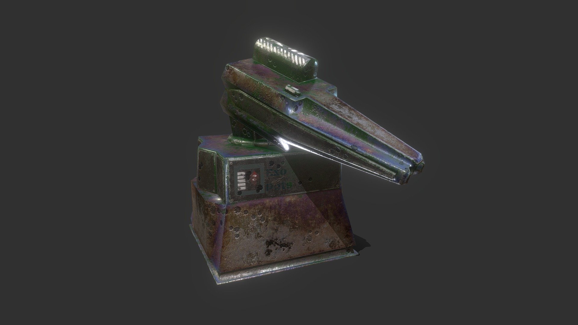 Turret - 3D model by emerald375 [f4ebea8] - Sketchfab