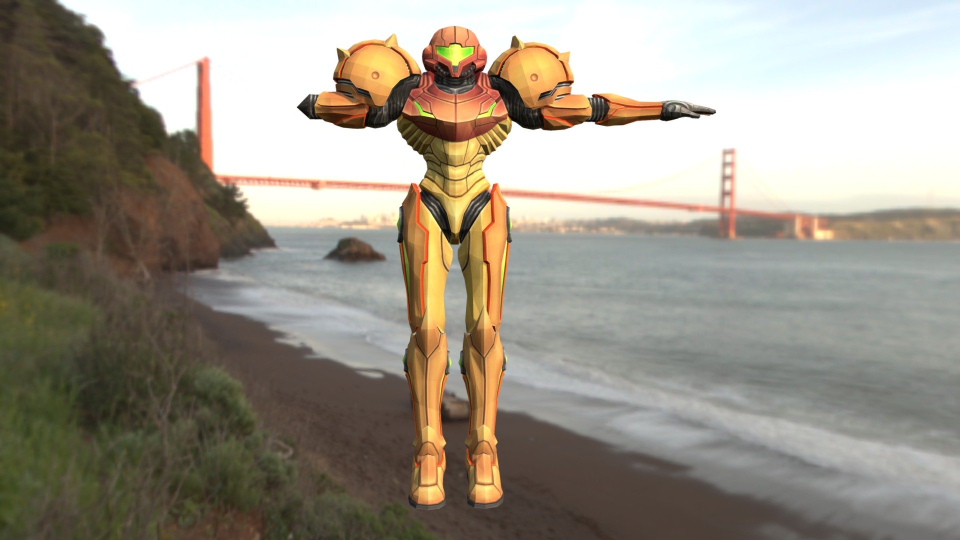 Wii Metroid Prime 3 Samus Varia Suit - Download Free 3D model by ...