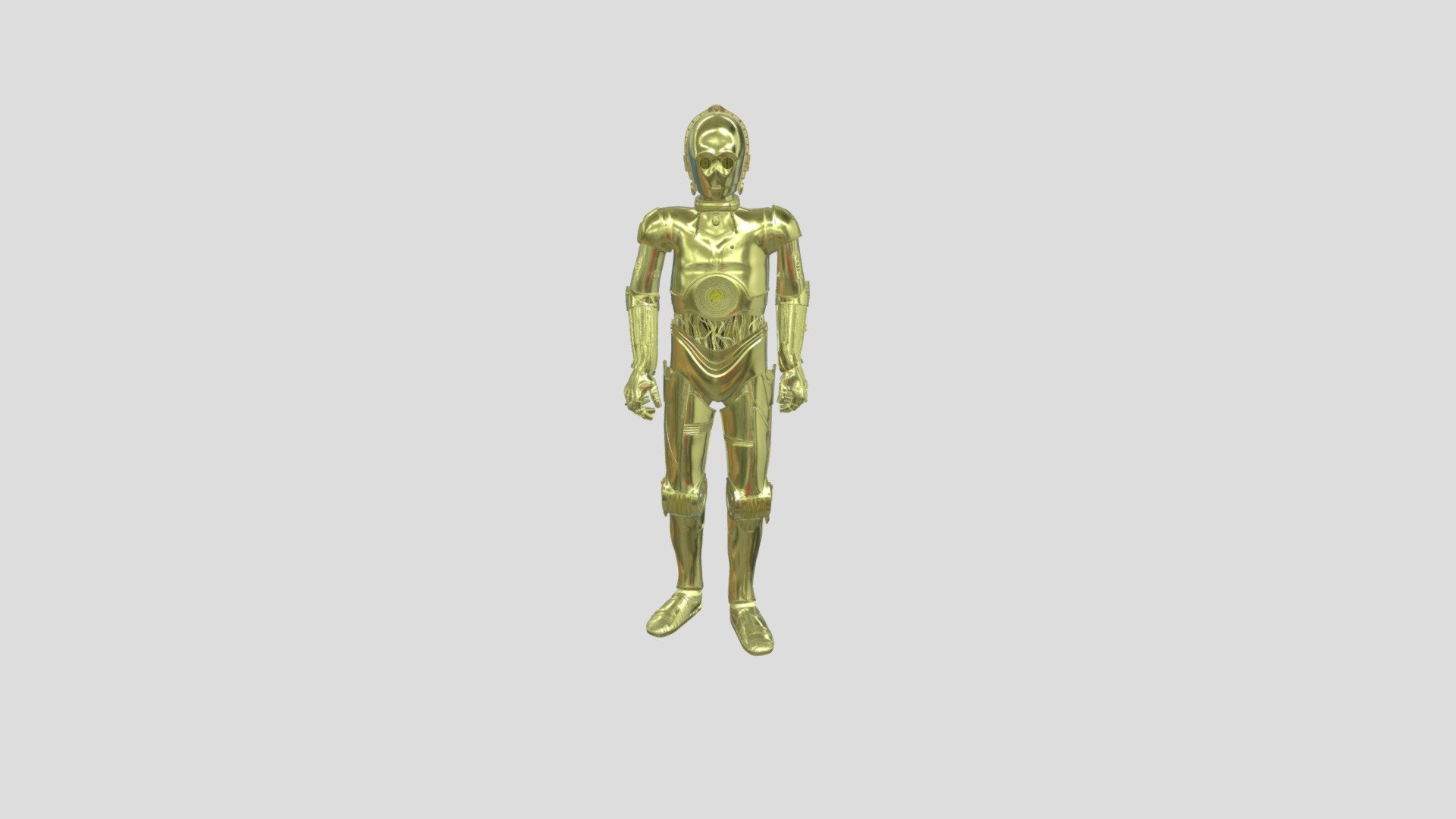 C-3PO Look Back - Download Free 3D model by Telkar5 [f4ededc] - Sketchfab