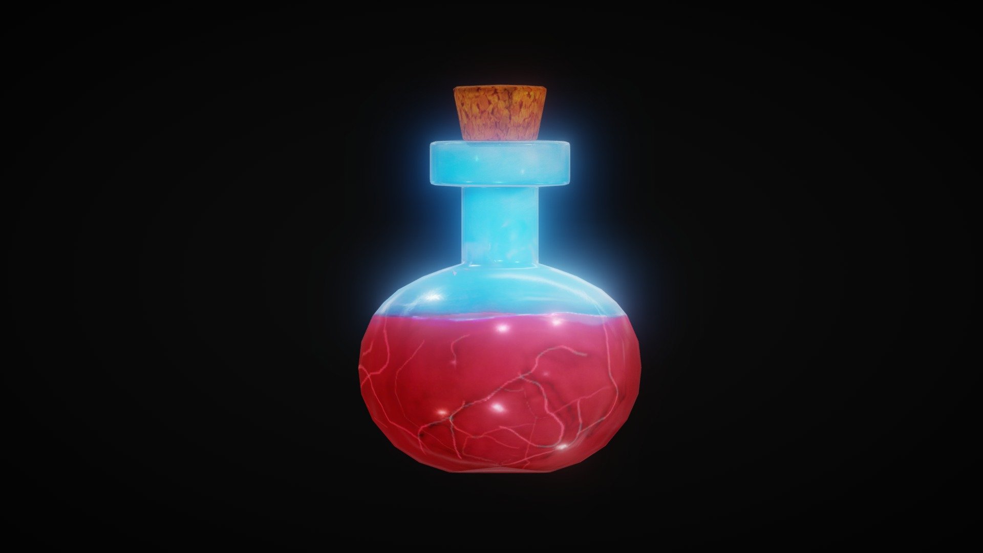 Elixir magic potion - 3D model by renatotb2 [f4ee09e] - Sketchfab