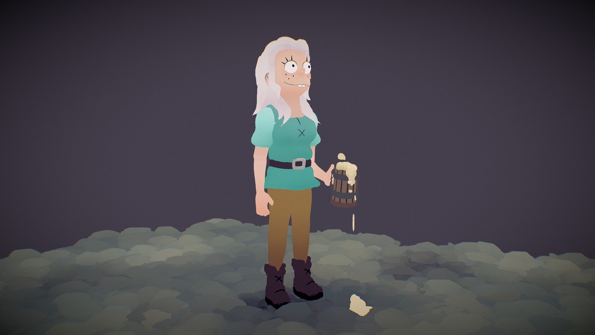 Bean Quill - Disenchantment - 3D model by gamedevfred [f4ee3de] - Sketchfab