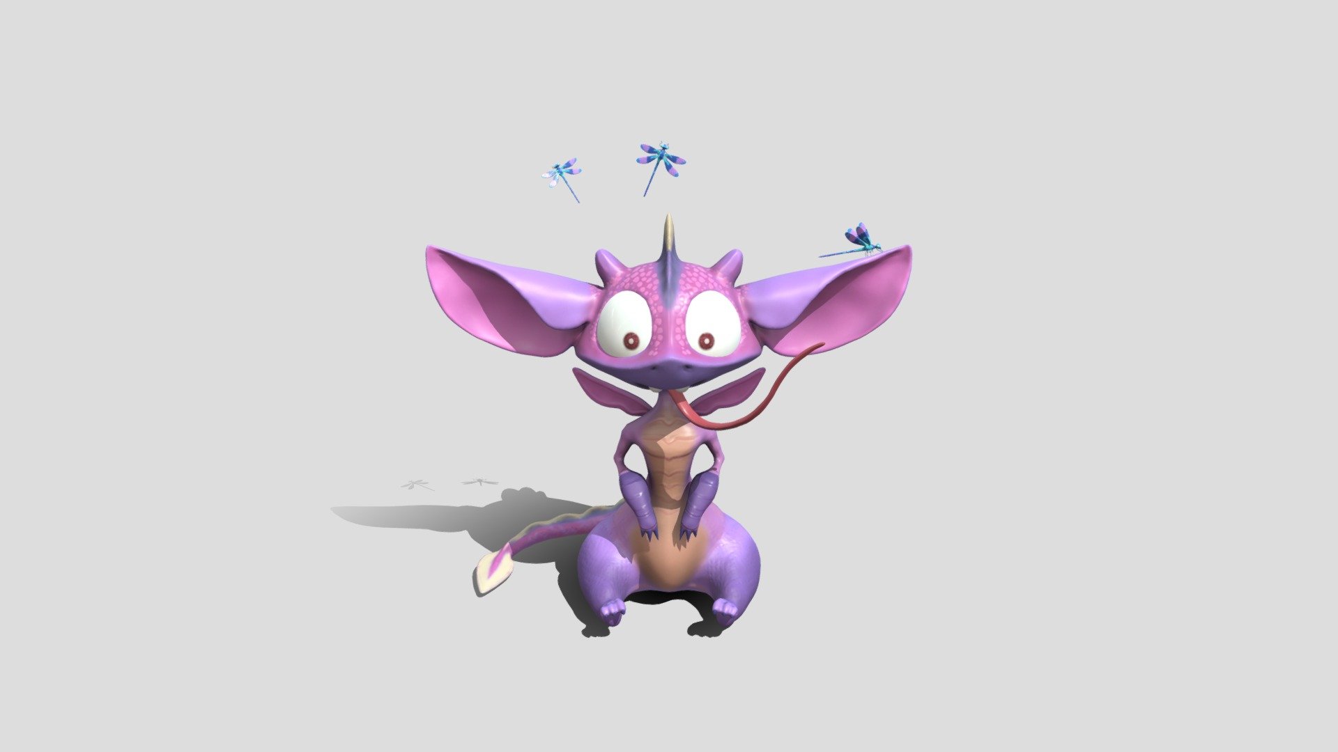 Little dragon - 3D model by Vetal Kovalchuk (@demigodoftheshadows ...