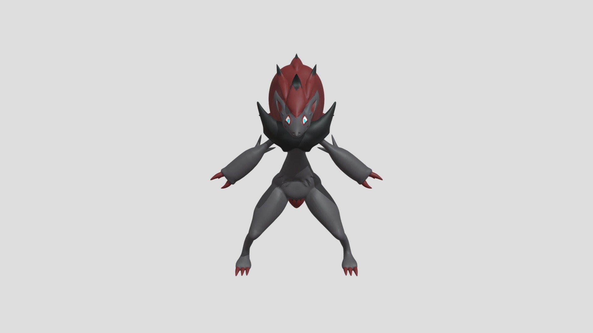 Zoroark Pokemon - 3D model by Facundo Vieyra (@vieyra.facundo) [f4f1798 ...