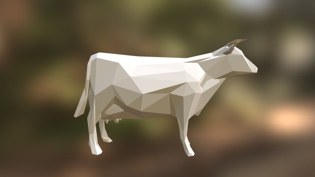 Cow - 3D model by Peolla [f4f1e1b] - Sketchfab