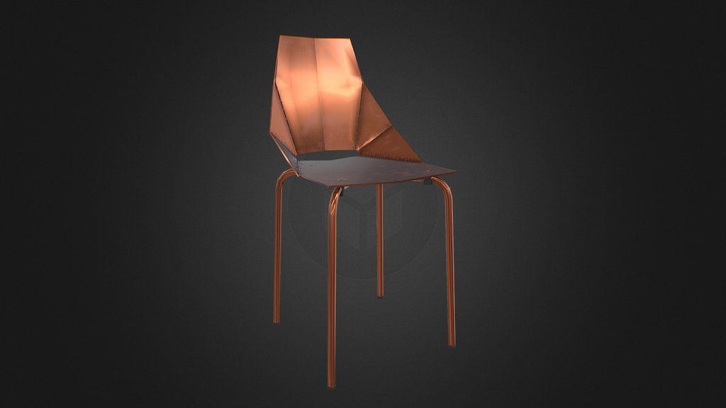 Copper Real Good Chair - 3D model by roomremix [f4f2145] - Sketchfab