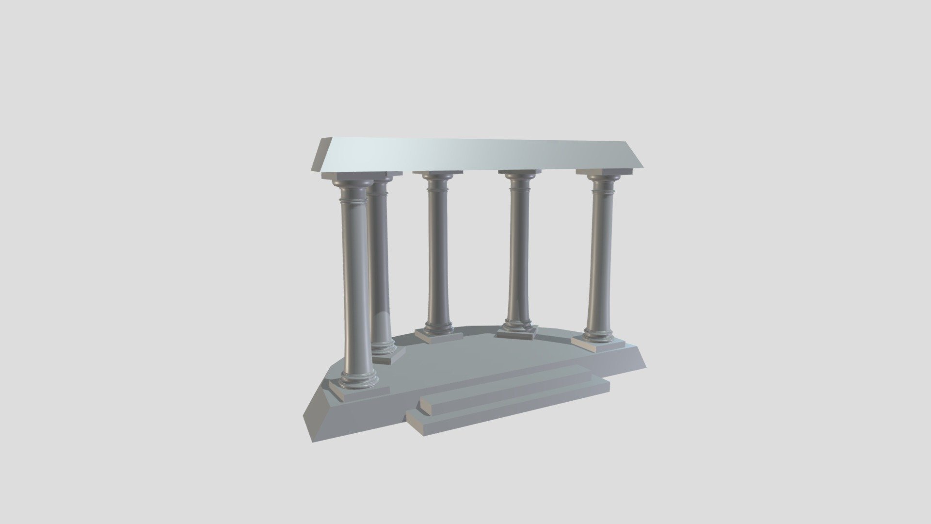 Doric Pillar Building - Download Free 3D model by Allison (@allieschu ...
