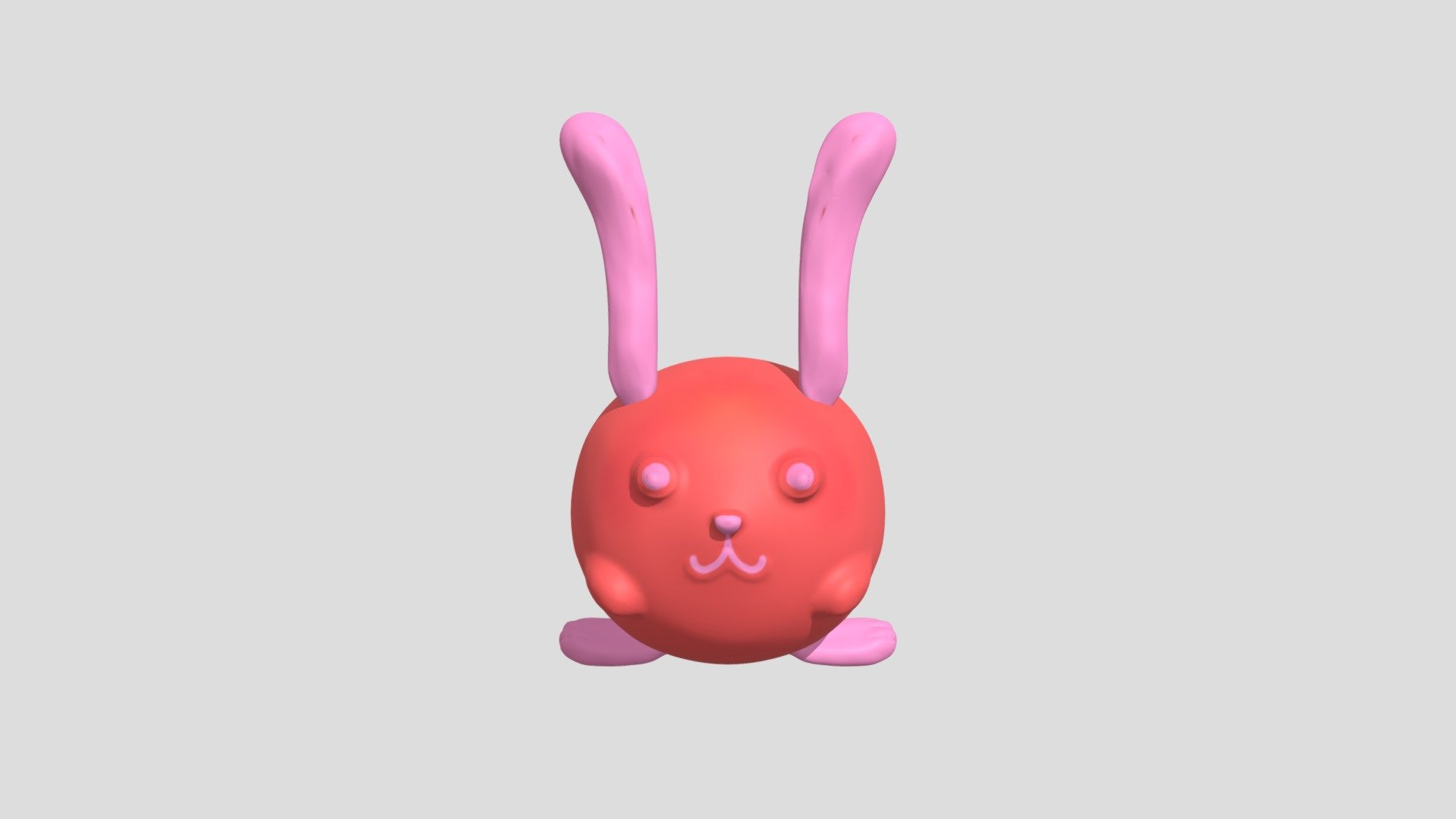 Bunny with metallic ears - Download Free 3D model by Ayesha.M..Ali ...