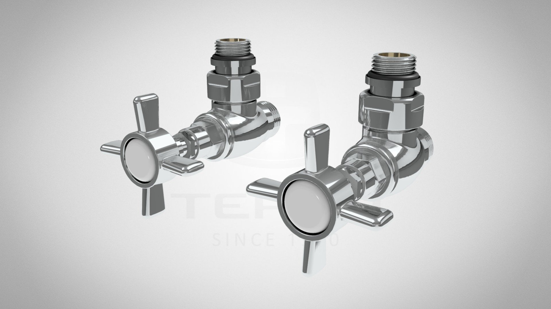 STAR angled regulating valve set - Download Free 3D model by termagroup ...