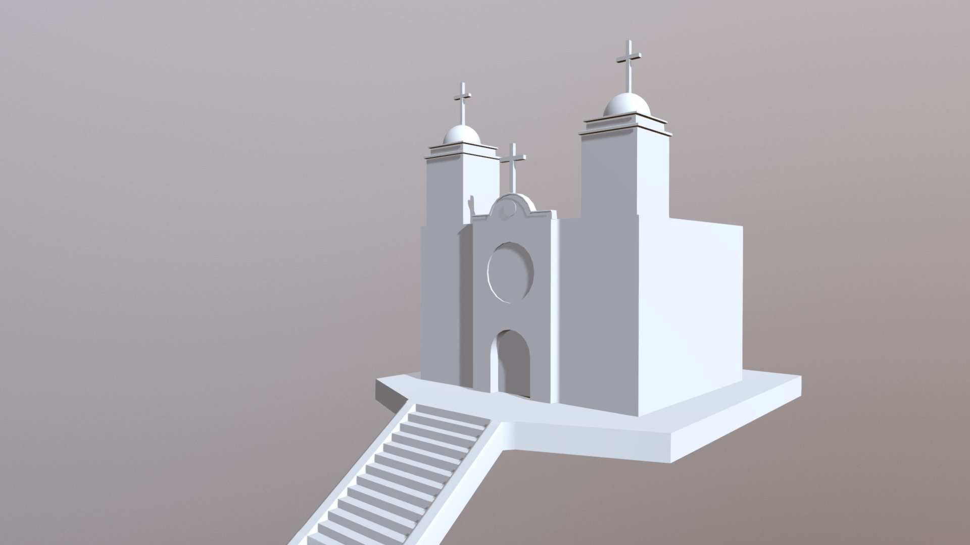 Church Exterior V001 - 3D model by SerjBerj [f4f5a69] - Sketchfab