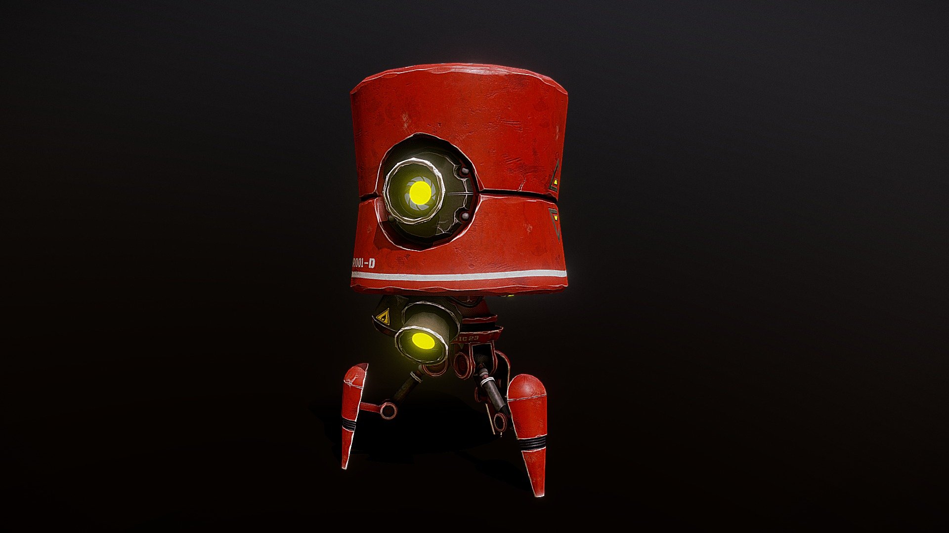Robot_Anime - 3D model by MagicBean _神奇豆豆 (@magic_bean) [f4f5f19 ...