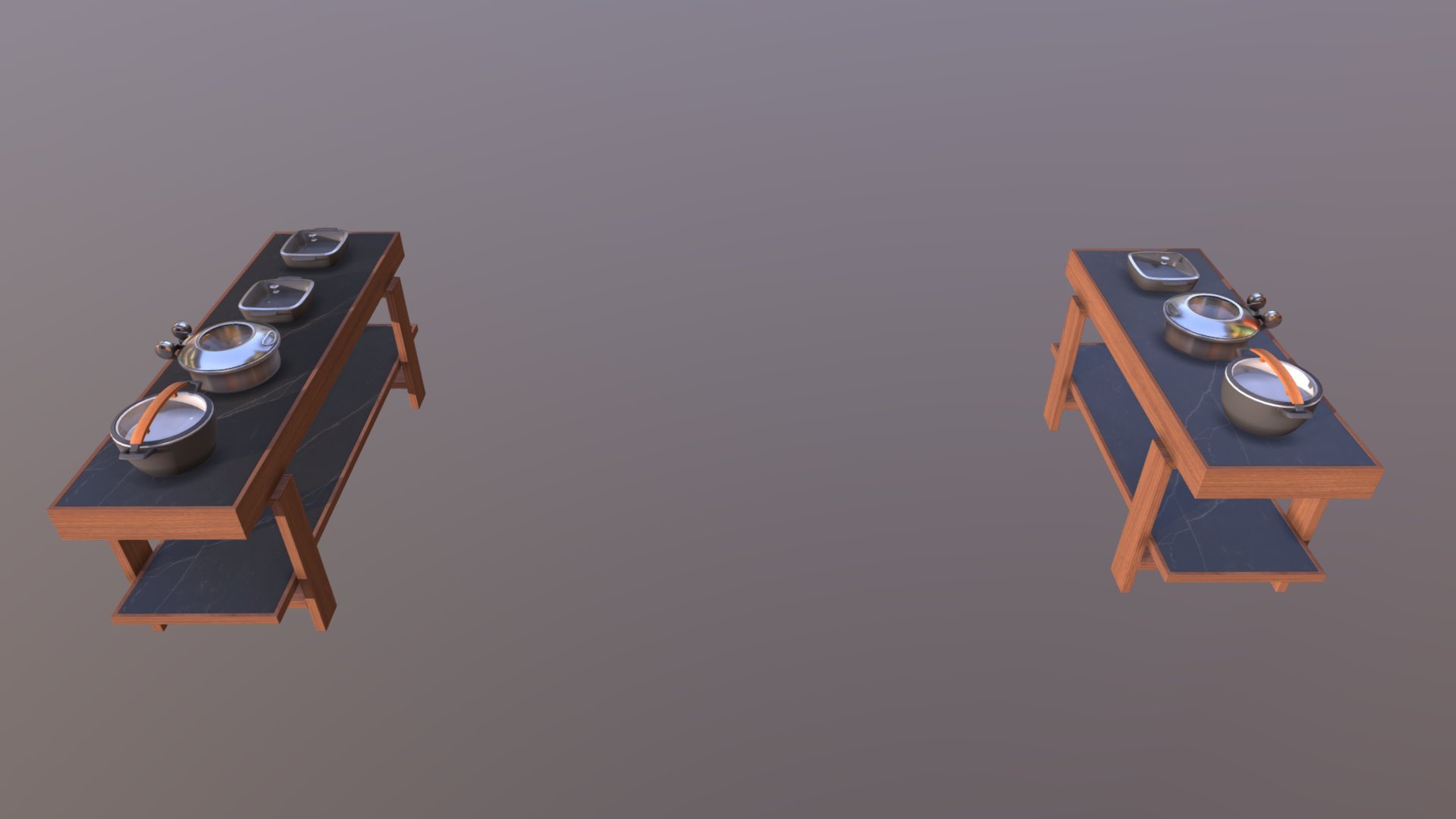 Induction Table 44442-30 , 44442-31 - 3D model by merlinbuffetsystems ...