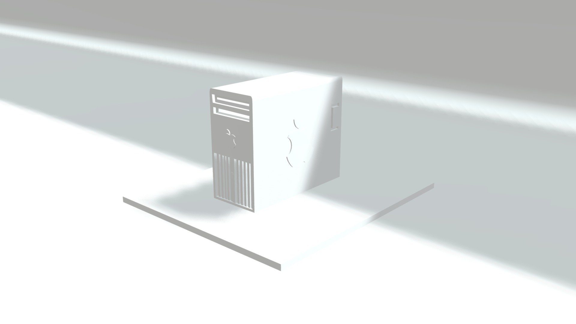 3D Computer desk with blender by Ayoub designer - 3D model by Ayoub.Pro ...