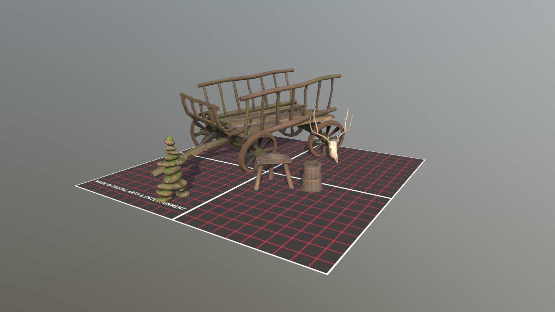 DAE 5 Finished props - Forest Loner - 3D model by Timo Manhardt (@timo ...