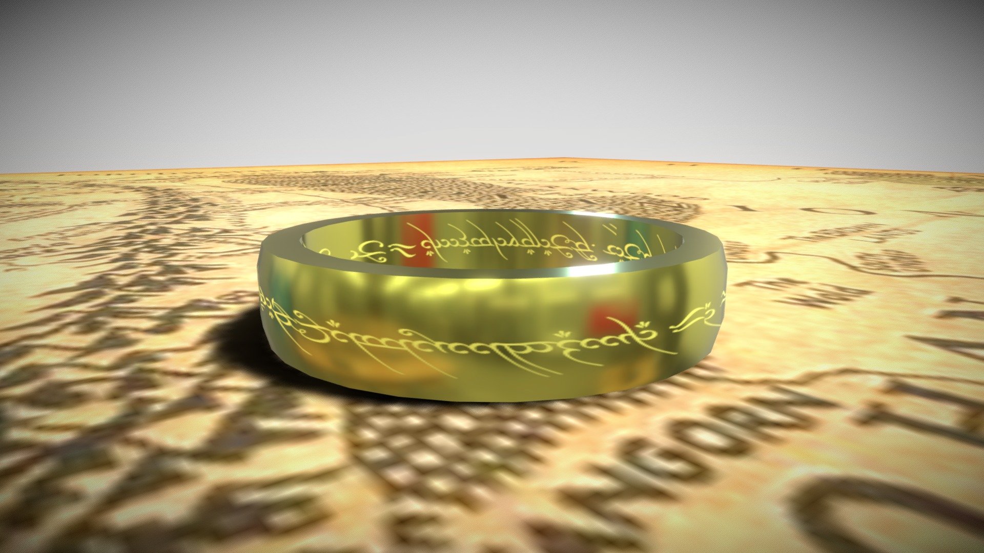 the one ring - 3D model by Maximus91 [f4f8a52] - Sketchfab