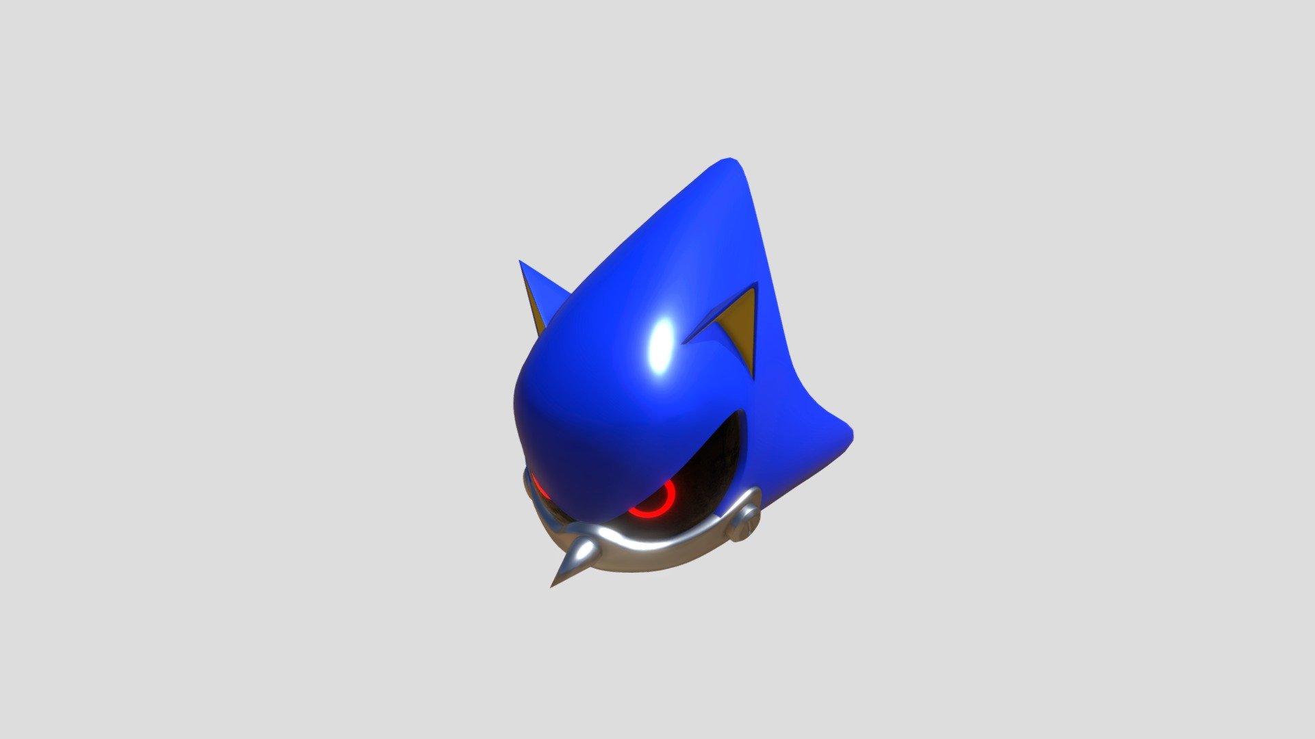 Metal Sonic Head - 3D model by cerberus [f4fb8a5] - Sketchfab