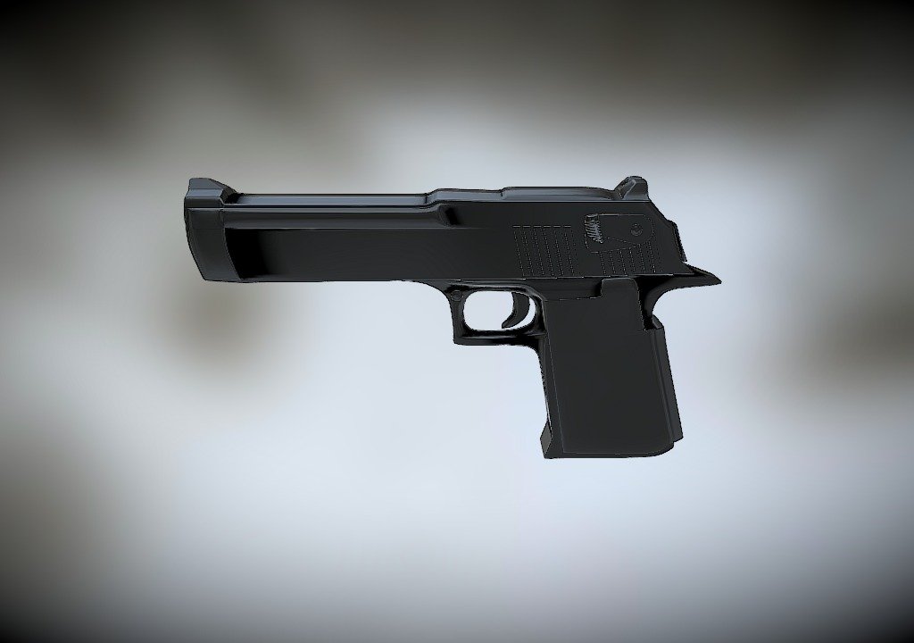 desert eagle pistol - 3D model by toniru22 [f4fcaa0] - Sketchfab