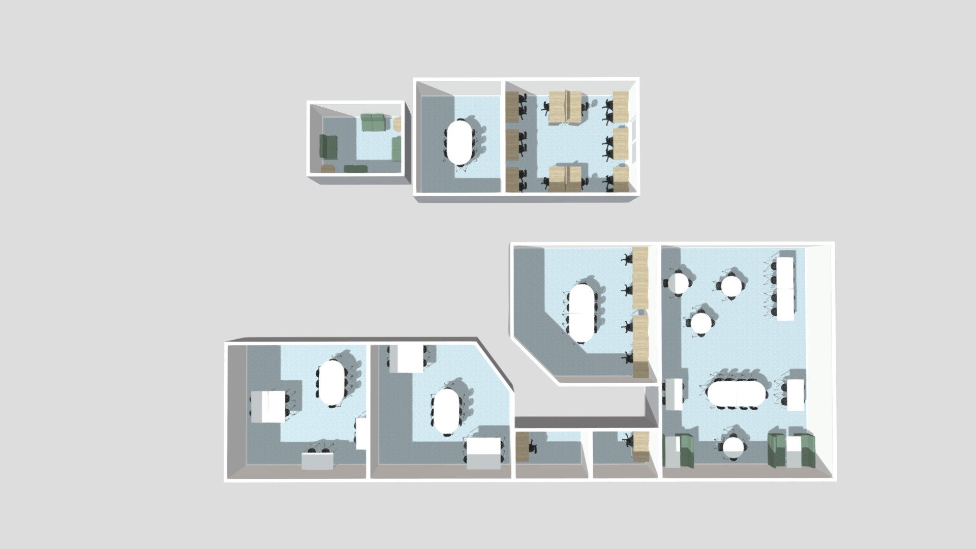 Canberra Grammar Admin - 3D model by furnware [f4fd7f3] - Sketchfab