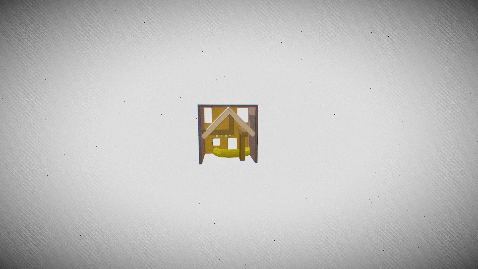 Village house model mini tiny house interior - 3D model by AVIJAY ...