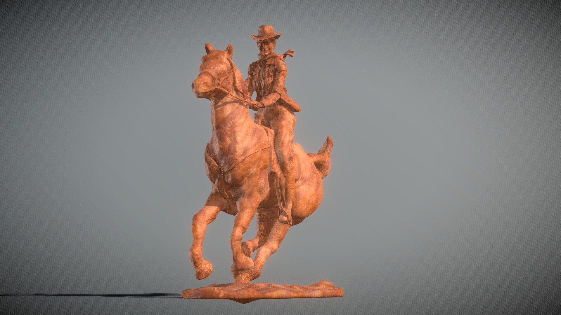 HIGHLAND CANTER ROUGH STAGE 2 - 3D model by lestersculpt [f501062 ...