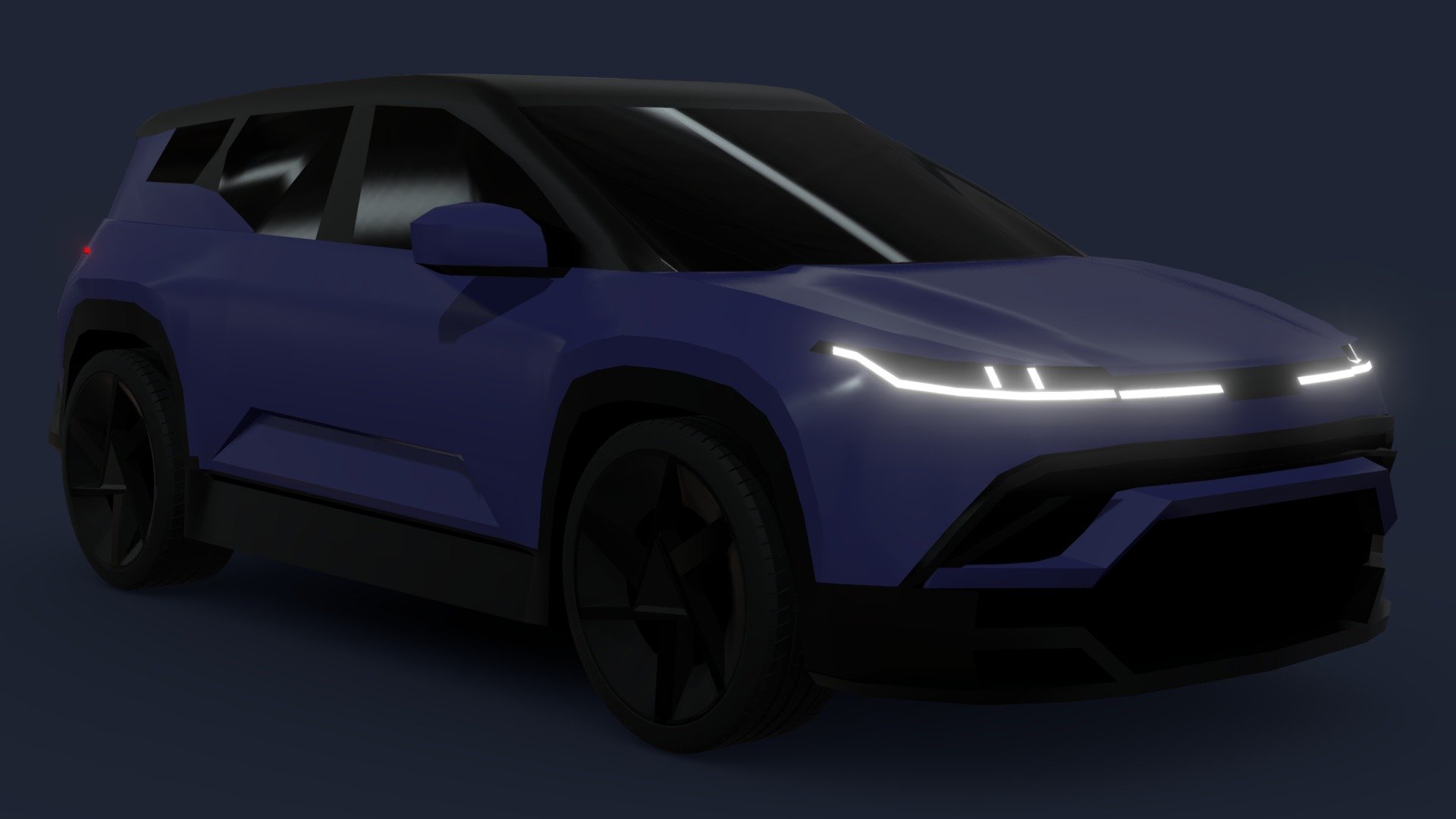 Fisker Ocean (low-poly) - Download Free 3D model by LagzDesign [f506bfe ...