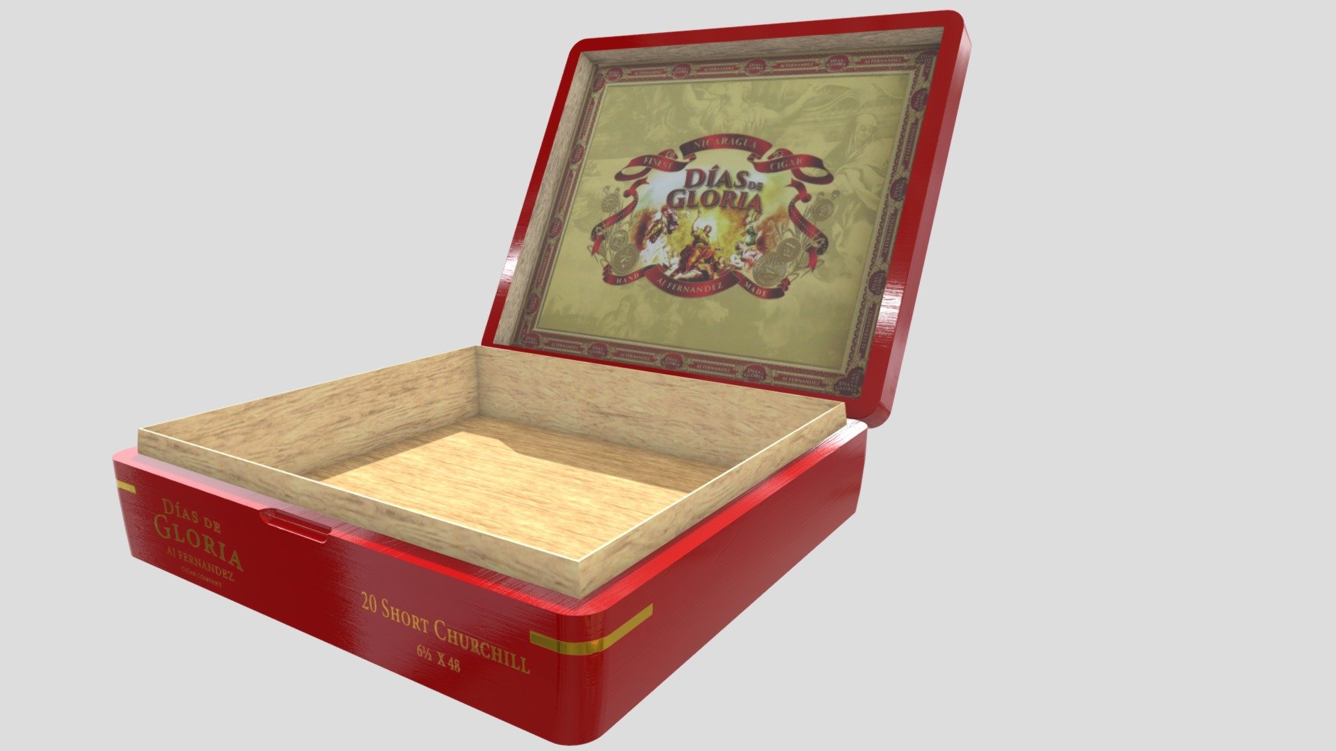 Cigar Box - 3D model by IridiumMan [f507623] - Sketchfab