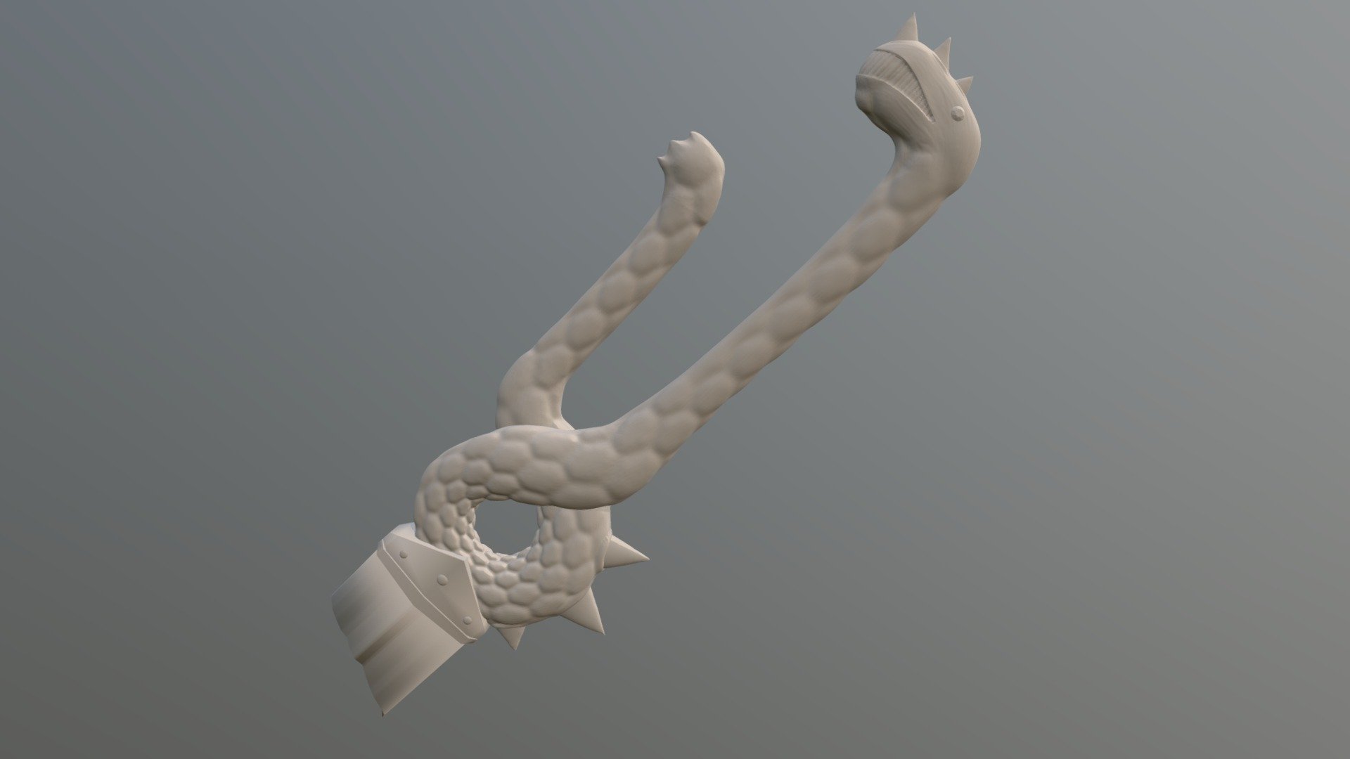 Dragon Handle - 3D model by blendkozak [f5091cc] - Sketchfab